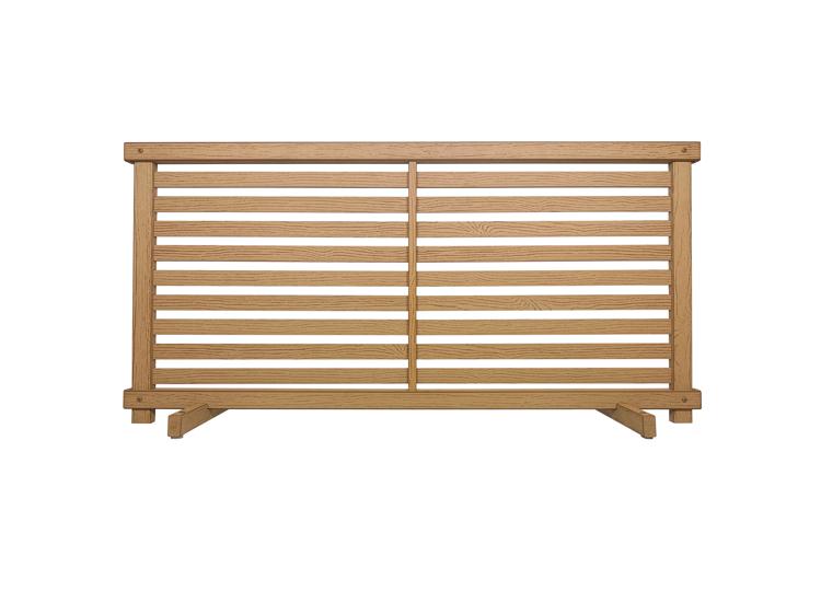WoodTek Vinyl Slatted Cedar Portable Puppy Fence Kit (22in H x 44in W)
