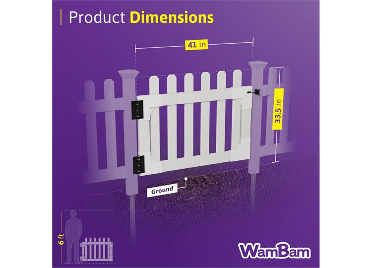 Newport Vinyl Gate Kit