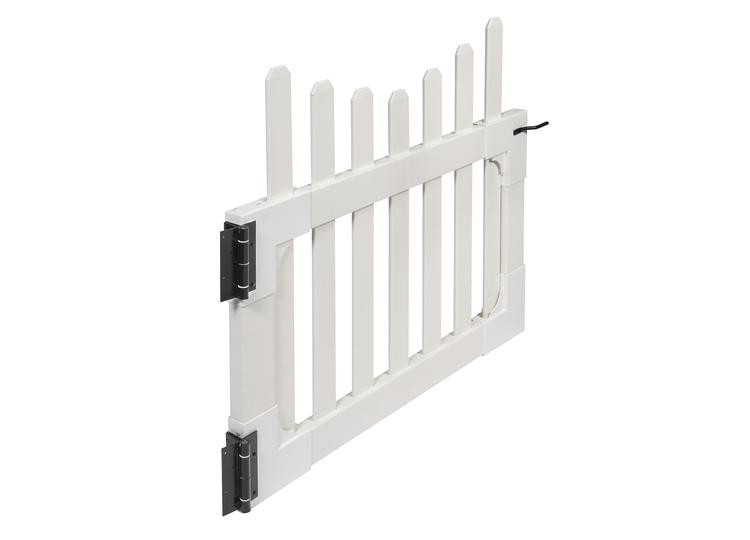 All American VInyl Picket Gate with Stainless Steel Hardware